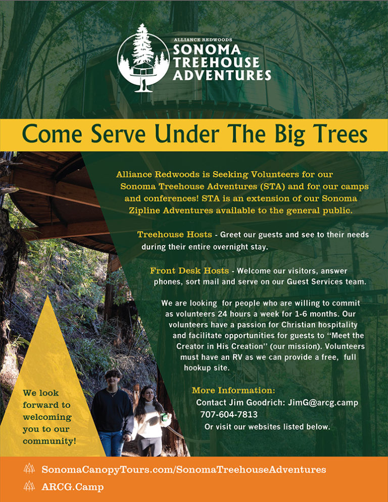 Employment | Conference Grounds - Alliance Redwoods